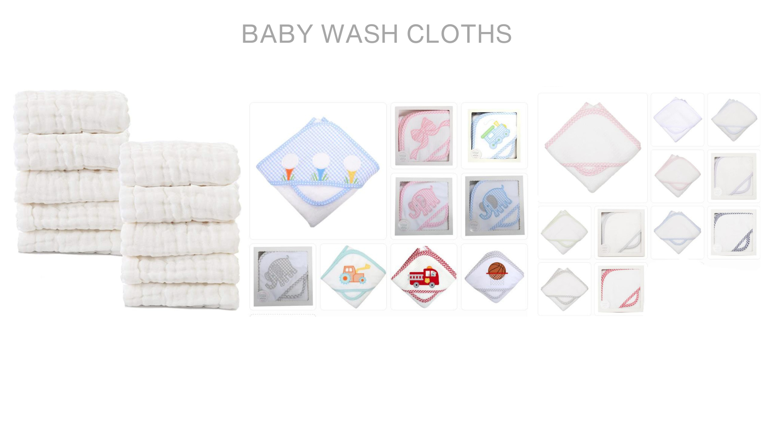 Baby Washcloths – Stitching Around Collections