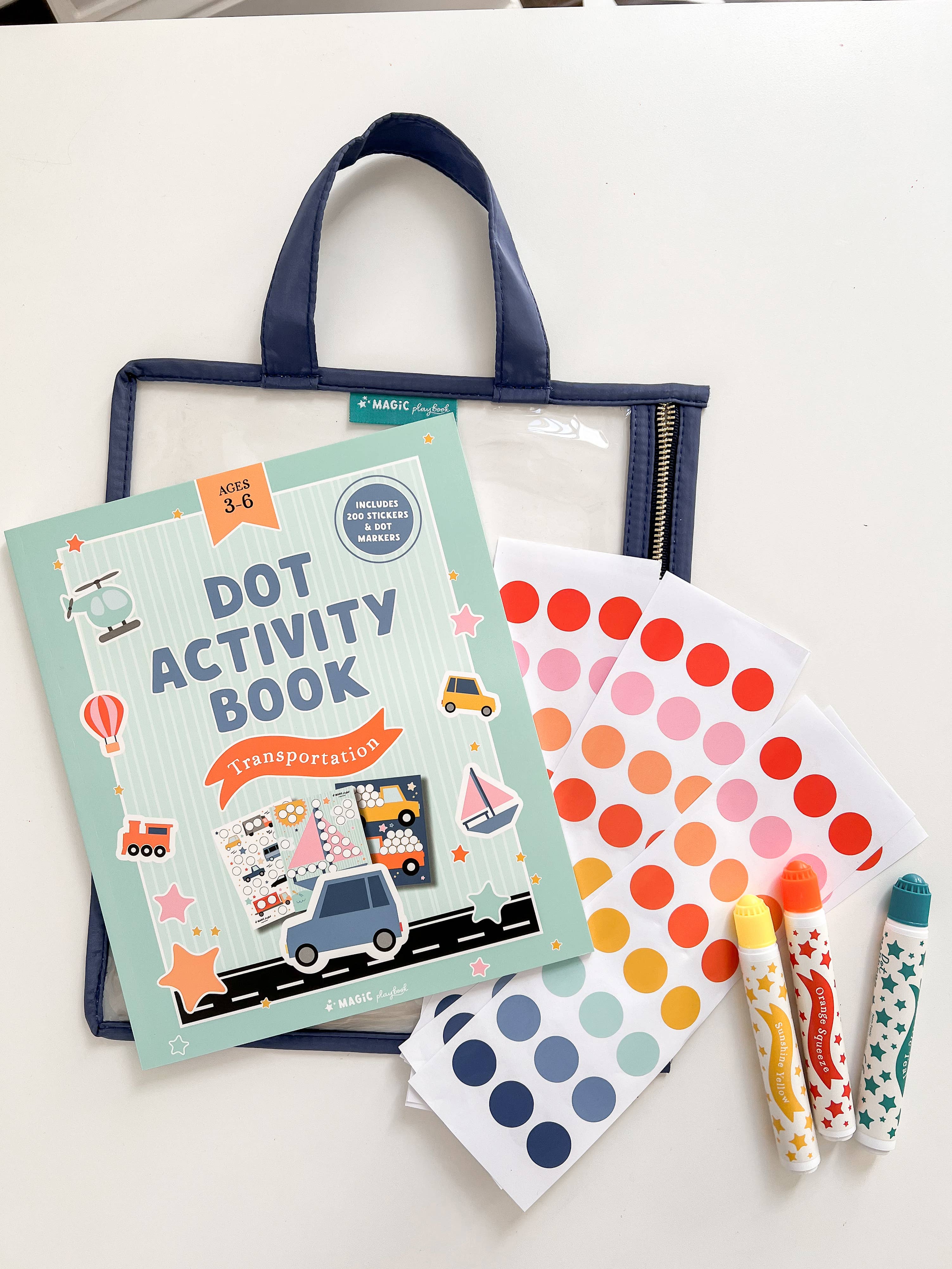 Dot Activity Kit - Transportation – Stitching Around Collections
