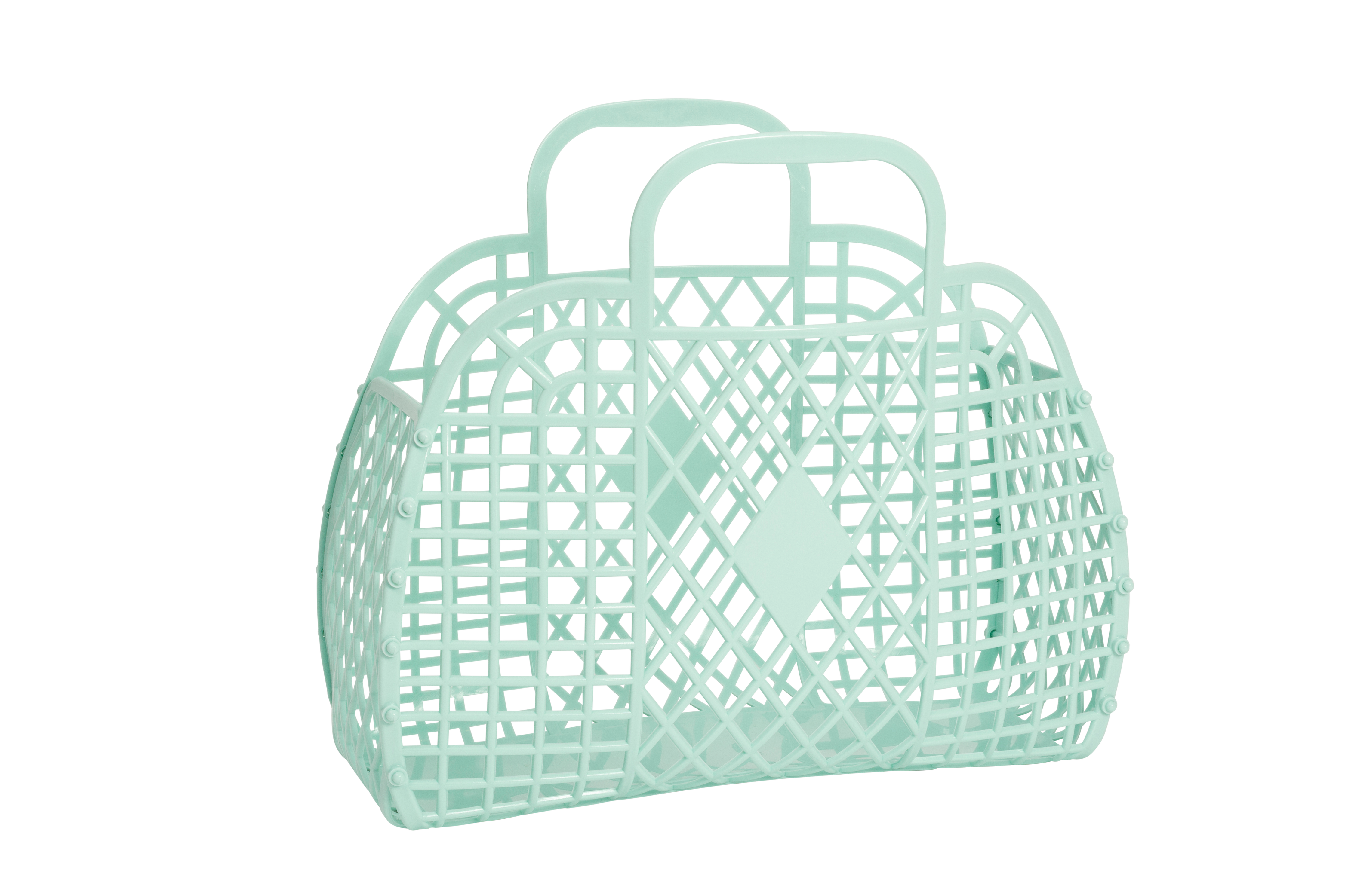Retro Basket Jelly Bag - Large: Seafoam – Stitching Around Collections