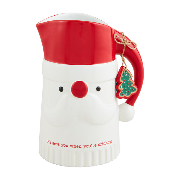 Santa Pitcher – Stitching Around Collections