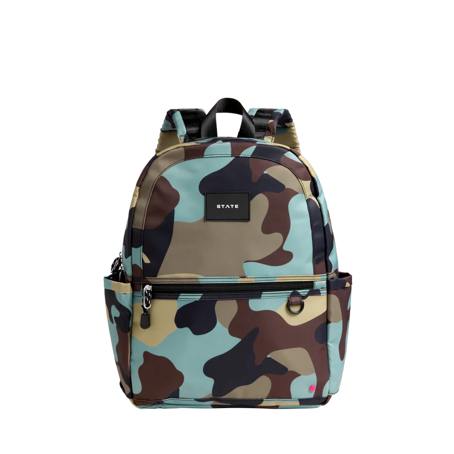 Camo Kane Double Pocket Backpack – Stitching Around Collections