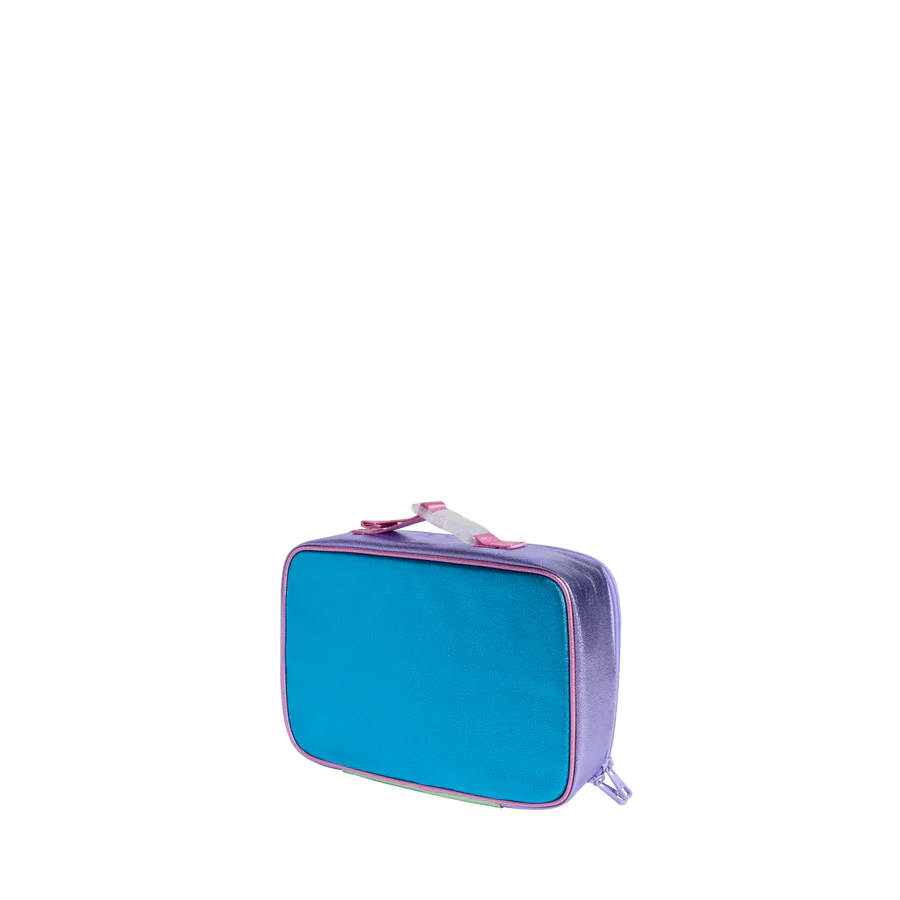 Blue/Lilac Color-block Rodgers Lunchbox – Stitching Around Collections