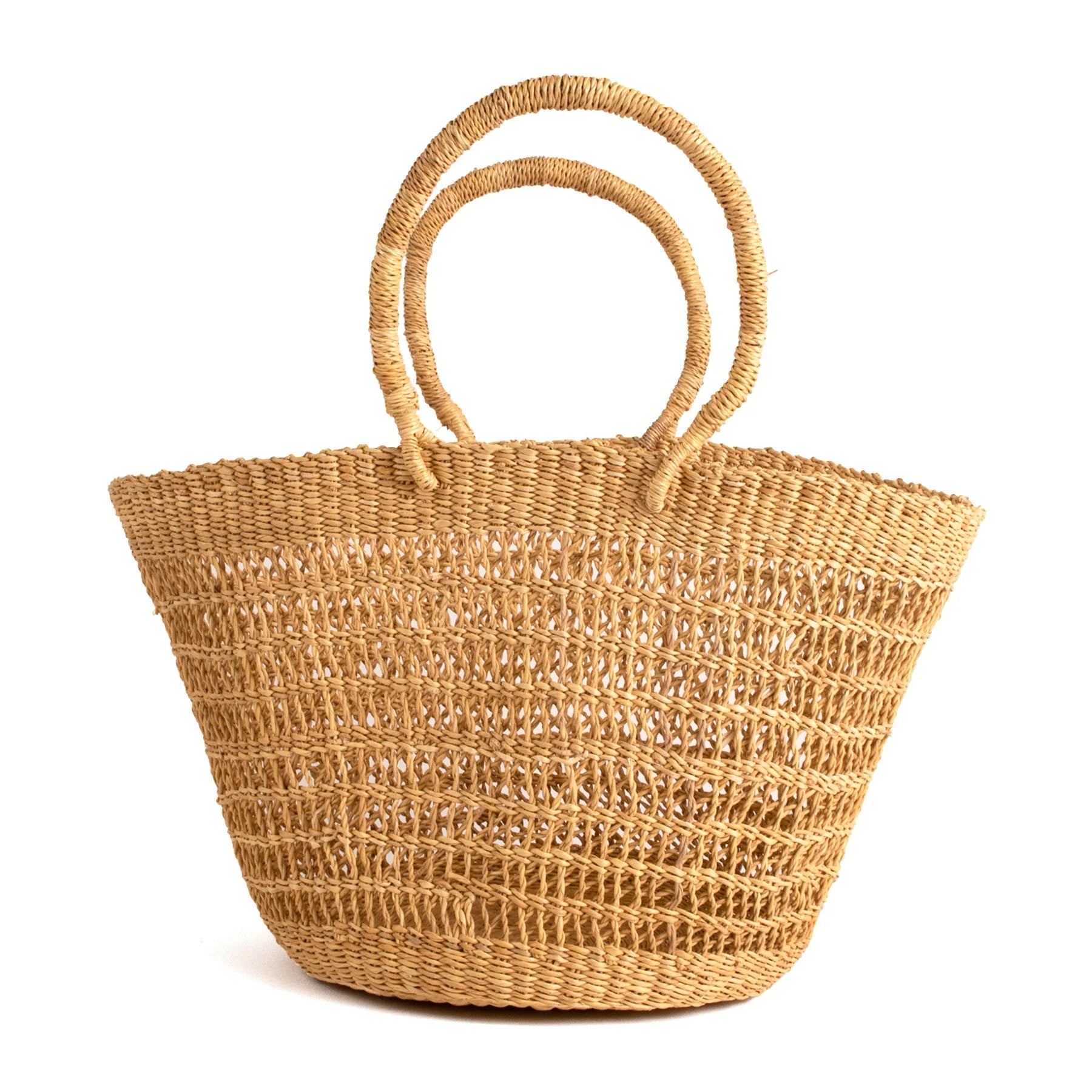 Neutral Handbag - 17 inches, Laced by Kazi – Stitching Around Collections