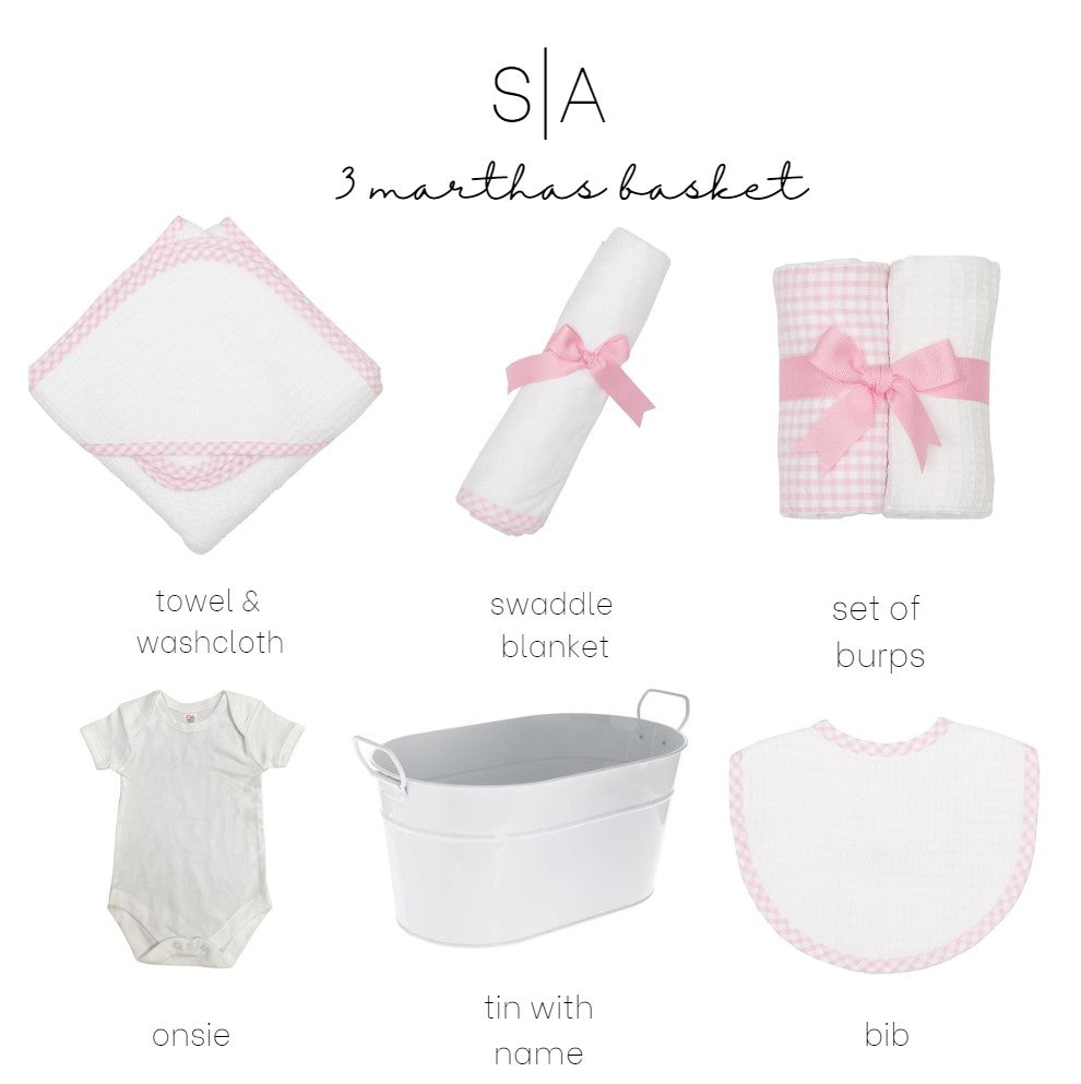 Baby Essentials Gift Set with Personalized Tin – Stitching Around ...