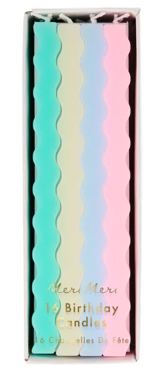 Pastel Wavy Candles – Stitching Around Collections