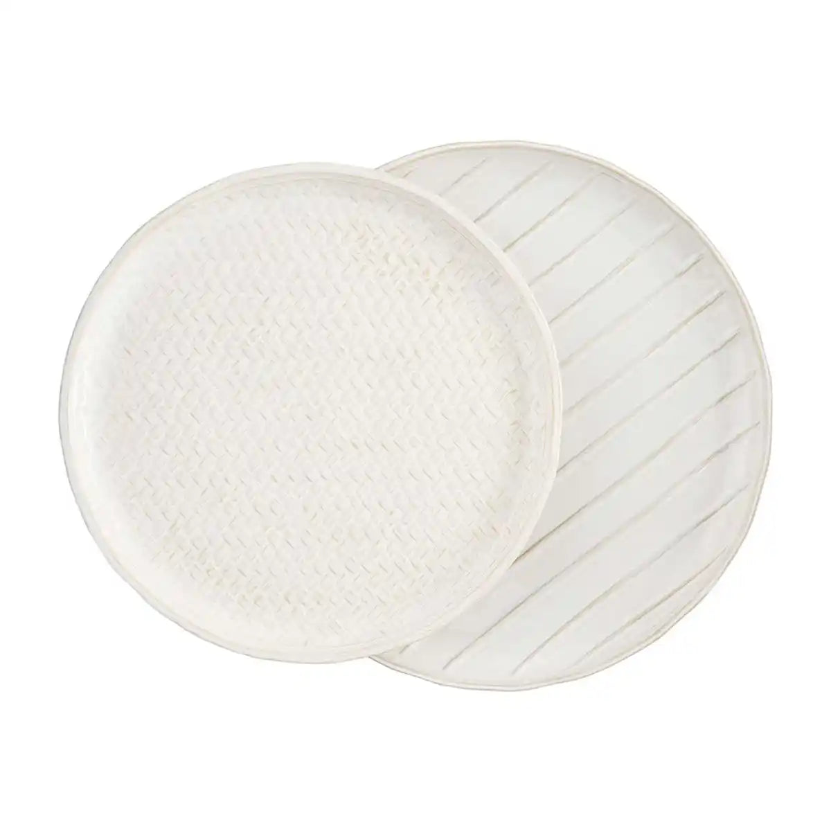 Mud Pie Nested Stoneware Platter Set – Stitching Around Collections